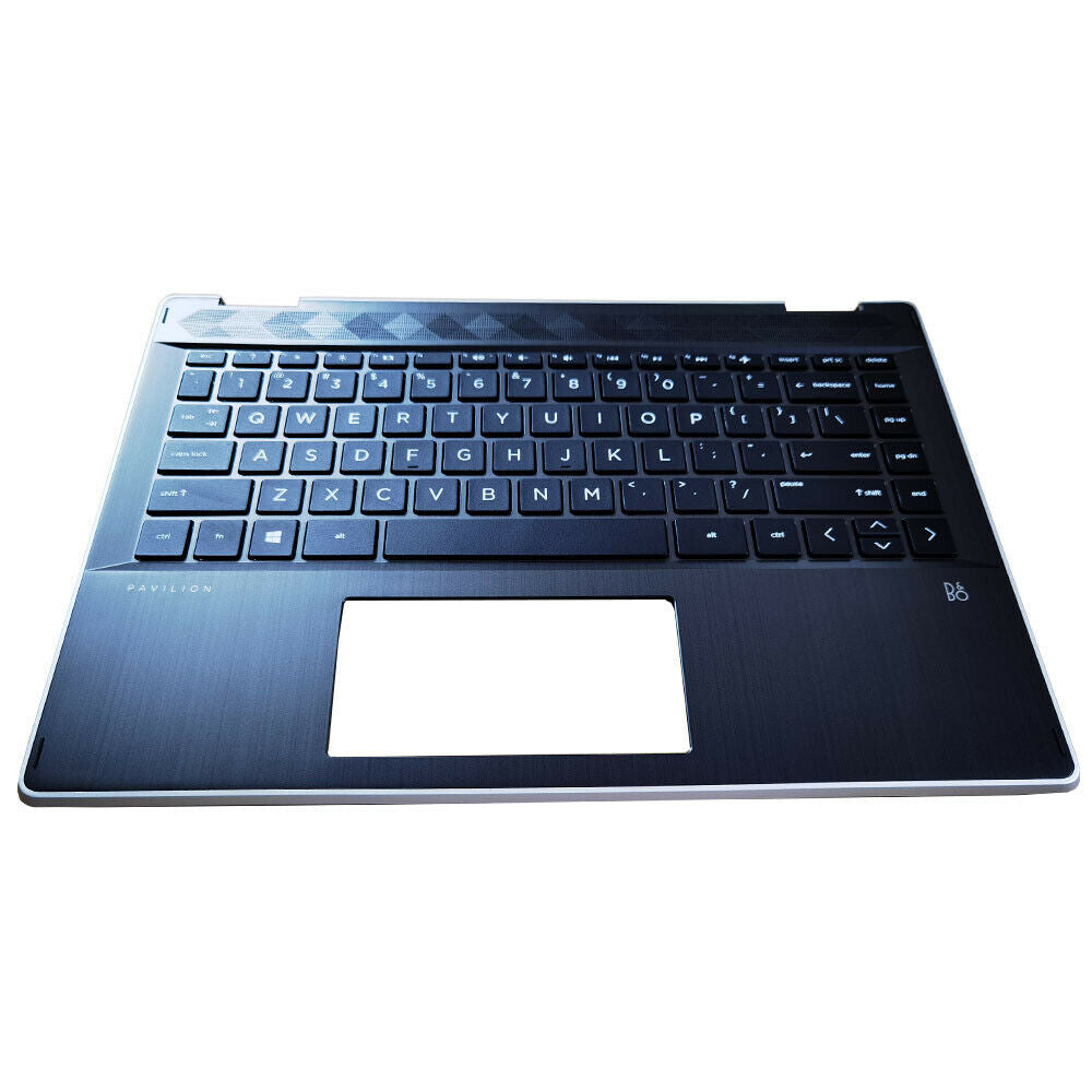 New Genuine HP Pavilion X360 14-DH 14T-DH 14M-DH Palmrest Keyboard L53 ...