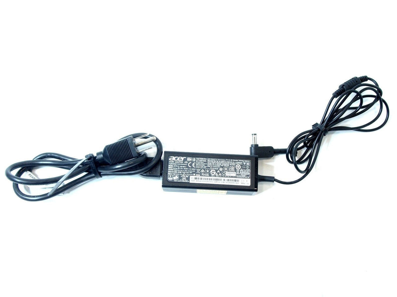 New Acer 45Watt AC Adapter with Cord ADP-45HE B – notebookparts.com