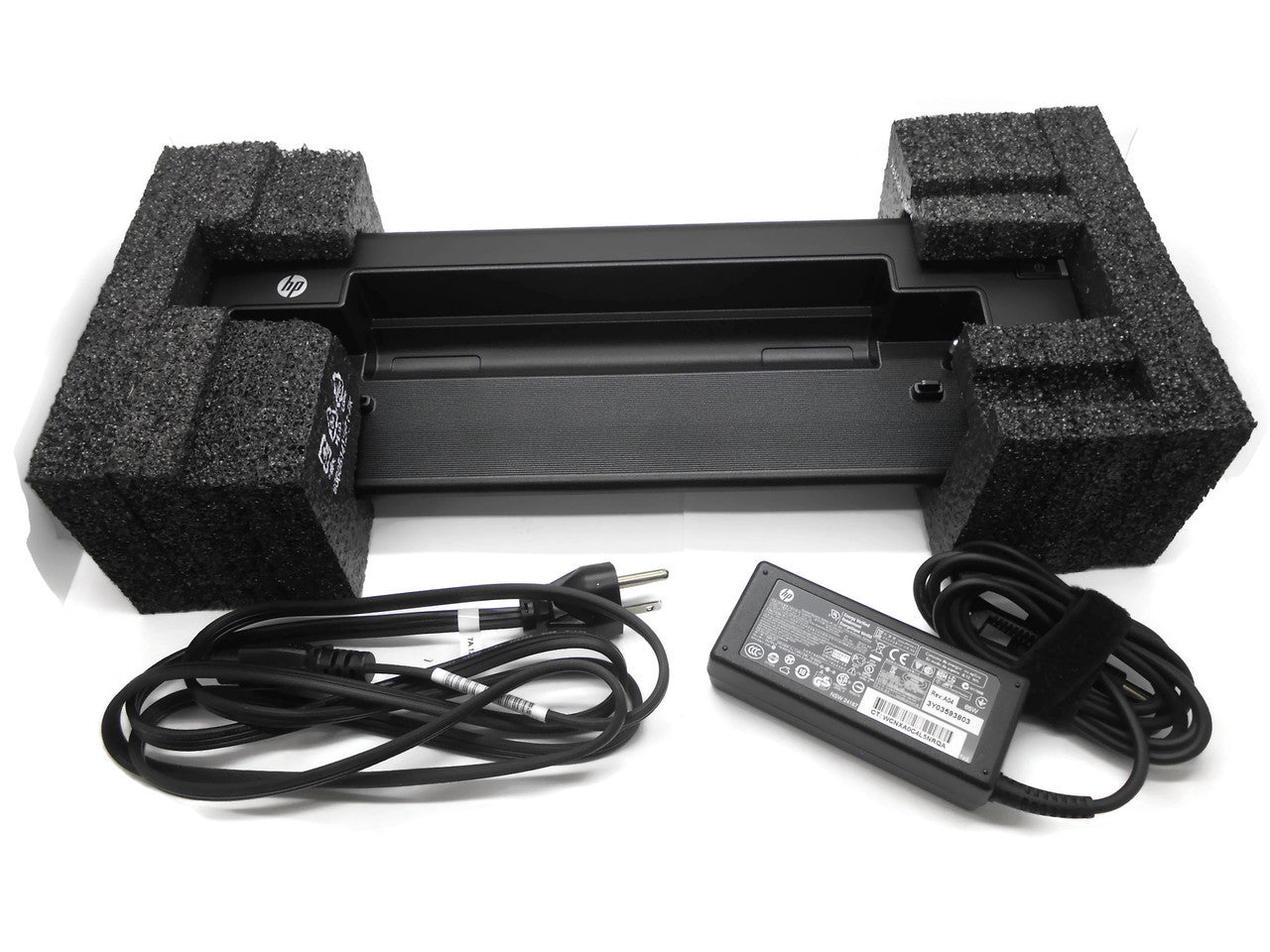 HP 2570p Docking Station HSTNN-I16X 3-USB 3.0 & USB 2.0 AC Adapter 685 ...