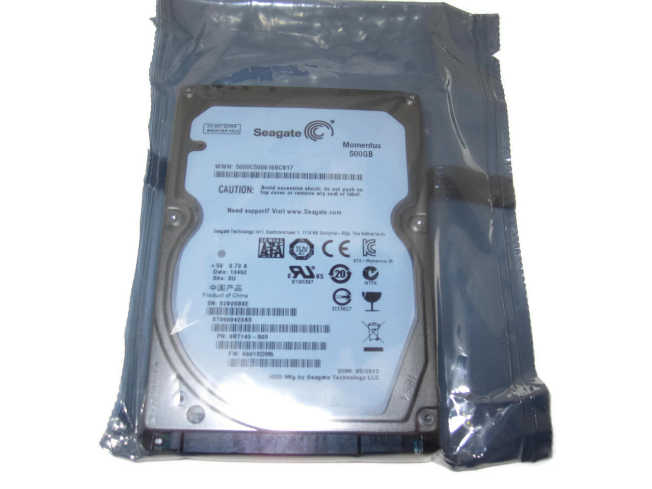 Seagate 500-GB 7200-RPM 2.5" Hard Drive 9RT143-500 ST9500423AS ...